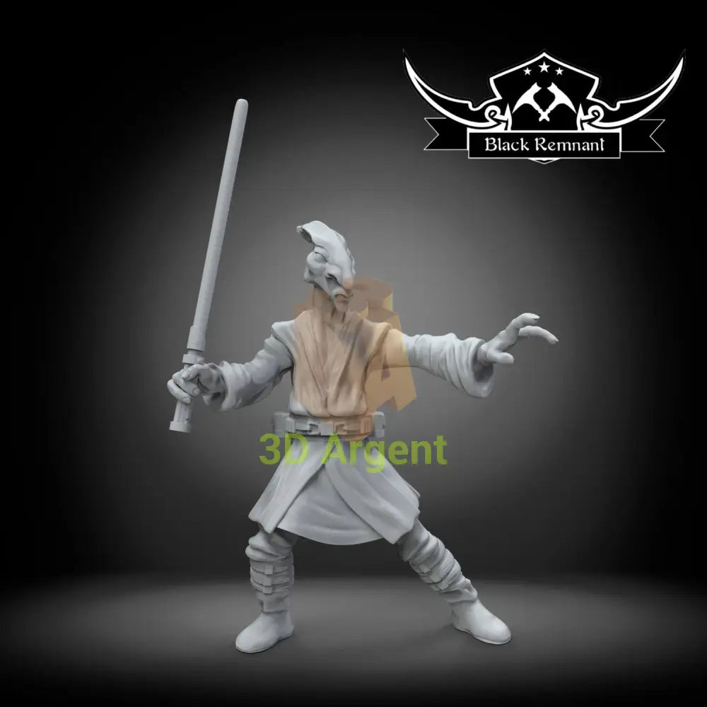 Coleman Trebor Jedi Master – Star Wars Legion Scale 3D Printed Resin M ...